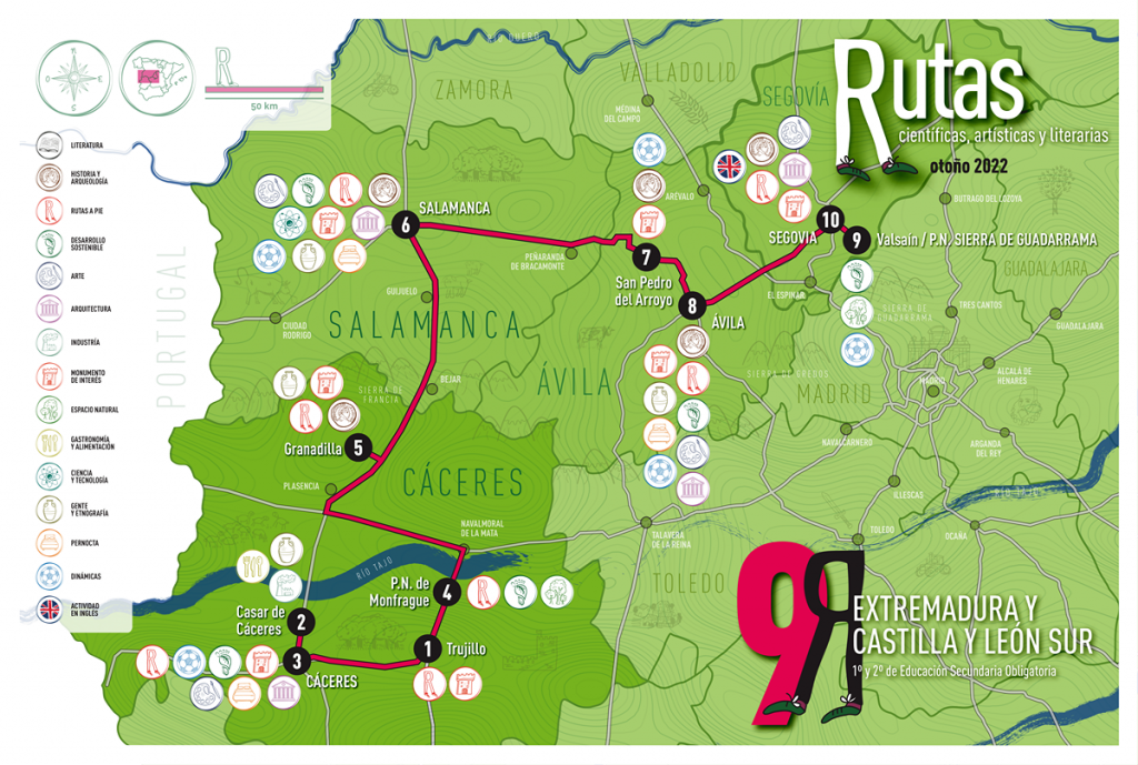 Ruta 9: Extremadura y Castila y León sur – Rutas Cal